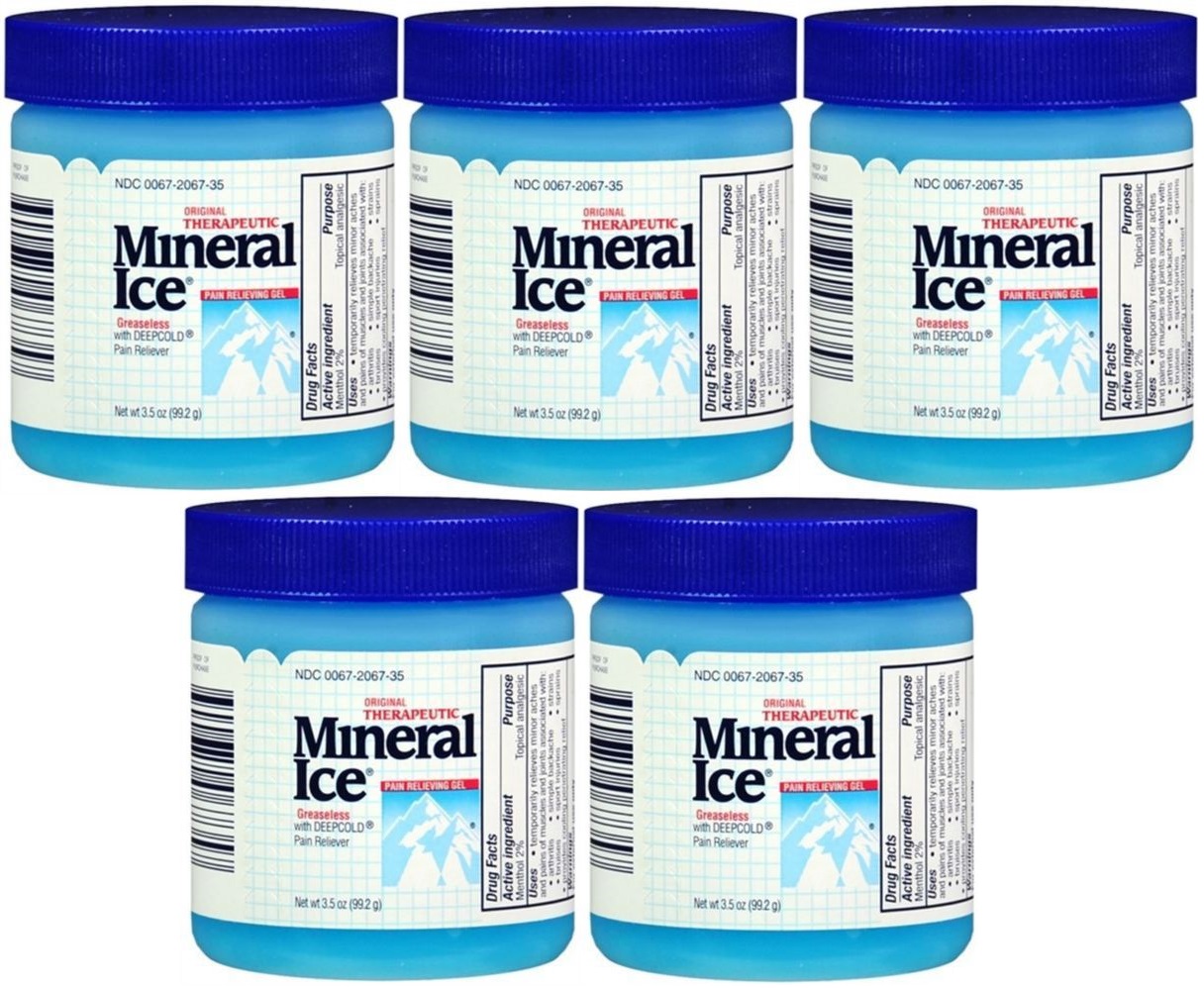 5 Pack Mineral Ice Pain Relieving Gel 3.50 oz 300672067357 | eBay