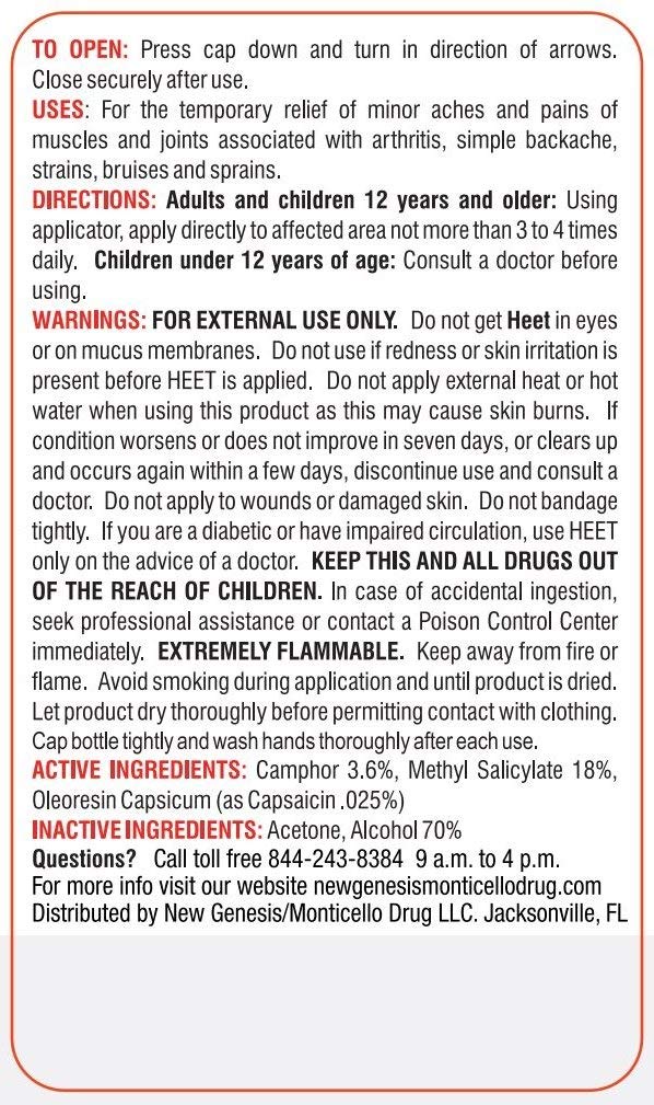 Heet Triple Action Pain Relieving Formula 2.8 oz each 867666000351 | eBay