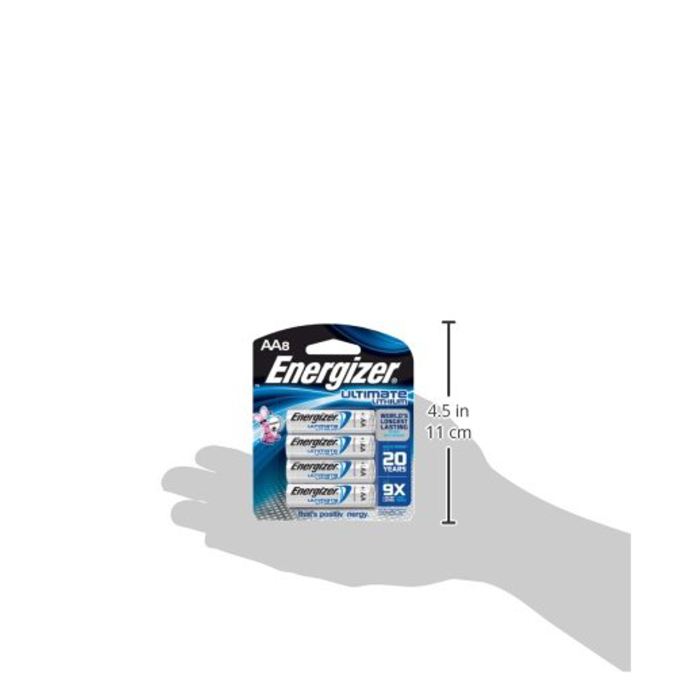 Energizer Ultimate Lithium Aa Batteries L91bp8 8 Pack Ebay