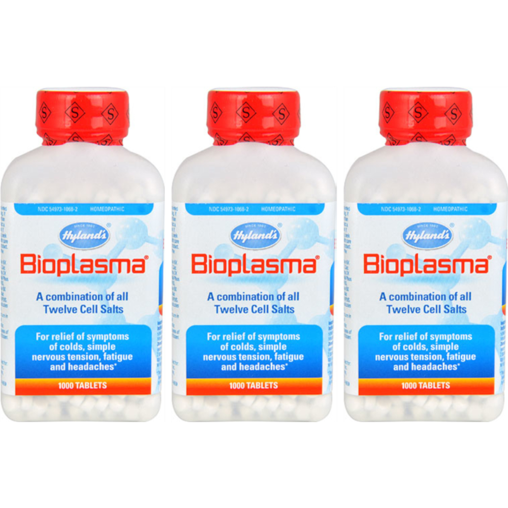 3 Pack Hylands Bioplasma Combination Of 12 Mineral Cell Salts 3000 ... 3 Pack Hylands Bioplasma Combination Of 12 Mineral Cell Salts 3000 ...