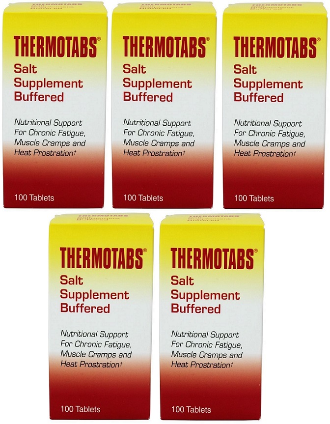 5 Pack Thermotabs Salt Supplement Buffered Tablets 100 Each 38485863353 ...